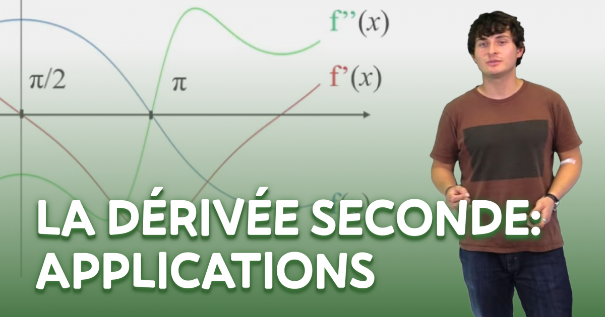 La dérivée seconde – Applications – Clipedia - La science et moi