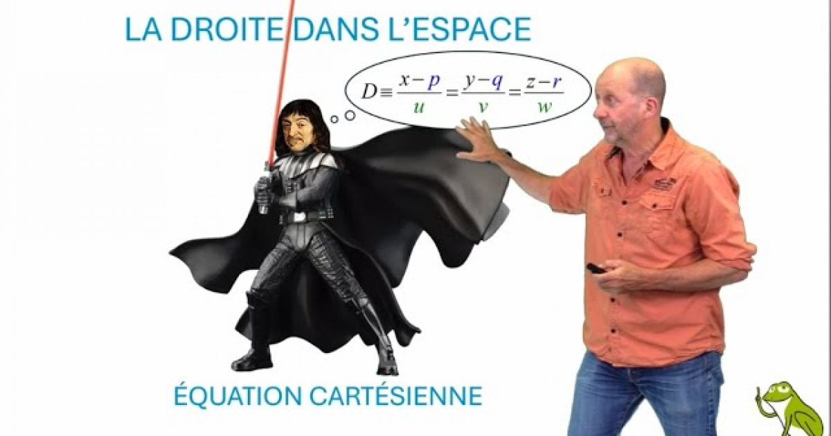 La droite dans l’espace, équation cartésienne – Clipedia - La science ...