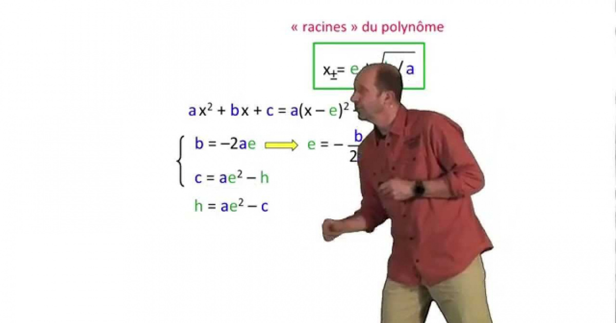 L’équation du second degré : résolution algébrique – Clipedia - La ...